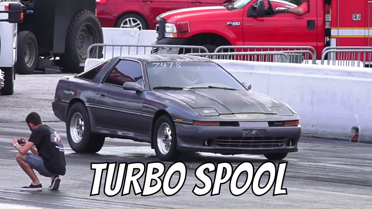 TURBO LAG is CRAZY | Supra Big turbo Spool up - YouTube