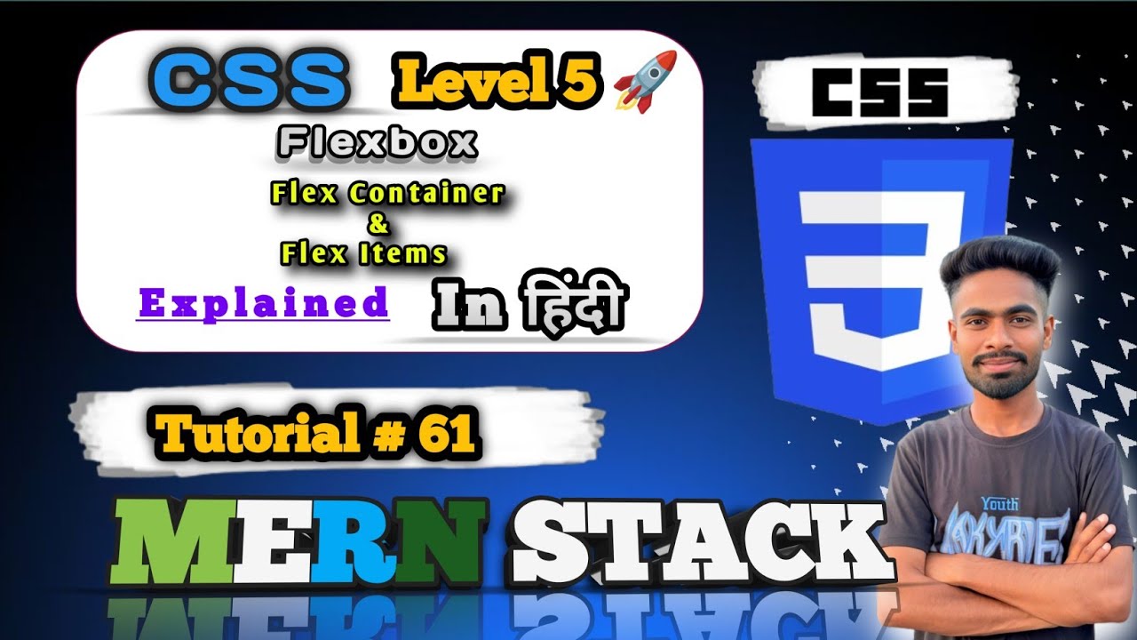 CSS Flexbox Example in Hindi | Flex Container & Flex Items Explained ...