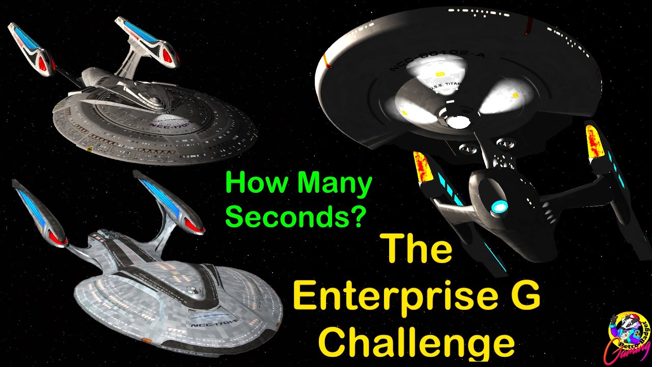 4K How Fast Can The Enterprise G be destroyed? Enterprise E & F FUN ...
