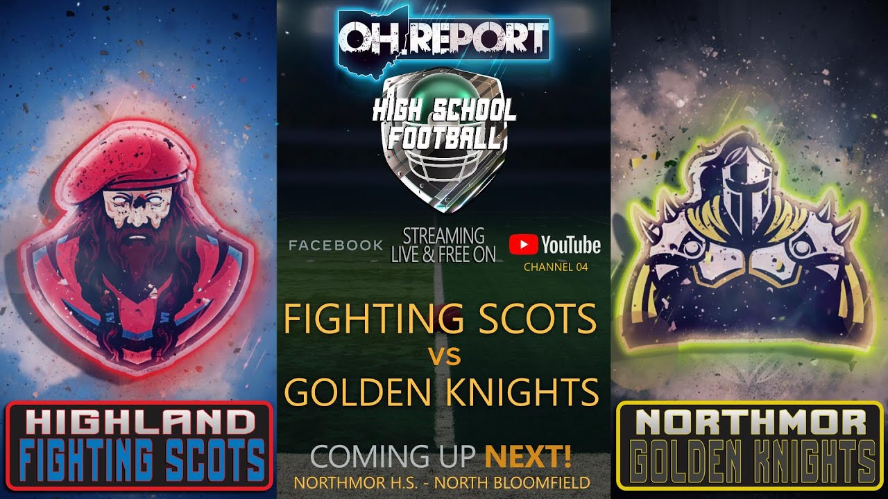 Highland at Northmor Football Week 10 - YouTube