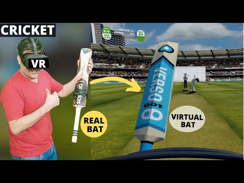 Cricket in VR with REAL BAT | Best VR Cricket Experience on Oculus ...