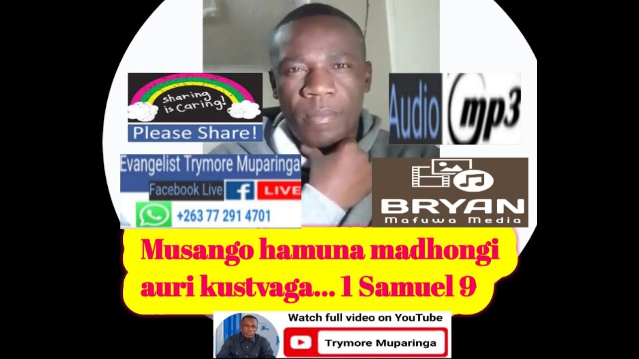 Evangelist Trymore Muparinga - Musango hamuna madhongi auri kustvaga..Powerful Evening devotion ...