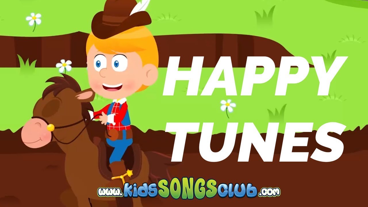 COWBOY KIDS!! FUN NURSERY RHYMES! KidsSongsClub - YouTube