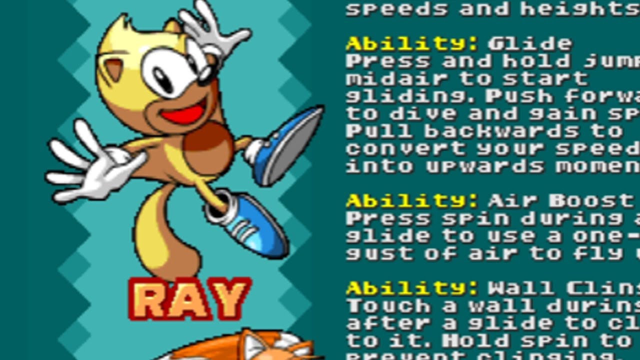 SRB2 - Ray the Flying Squirrel - YouTube