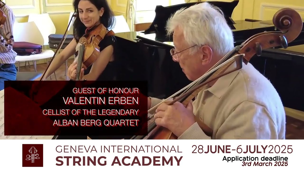 Geneva International String Academy | 28 June - 6 July 2025 - YouTube