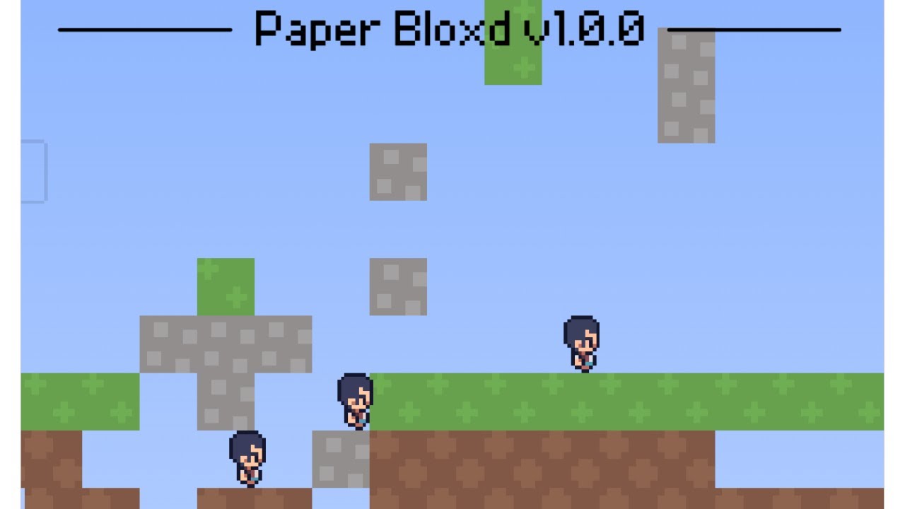 Paper Bloxd v0.1.0 - YouTube