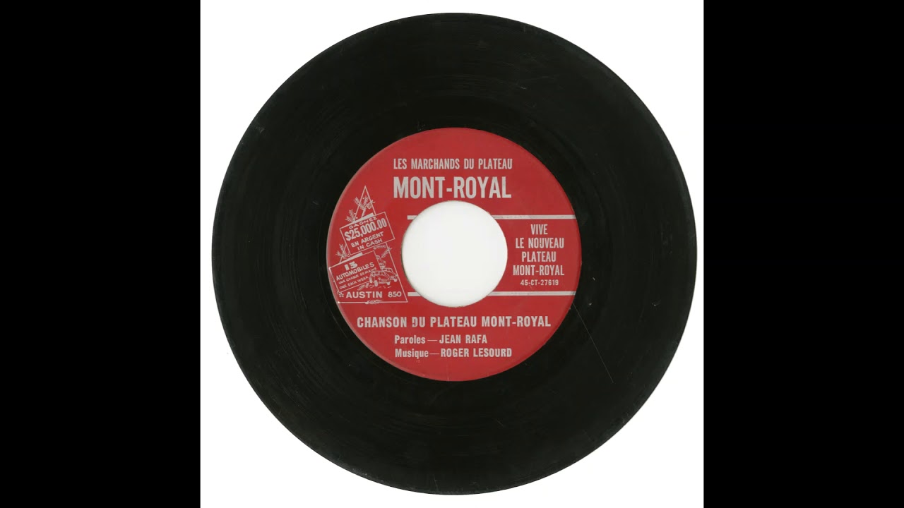 Jean Rafa et Roger Lesourd - Chanson du Plateau Mont Royal (1960) - YouTube