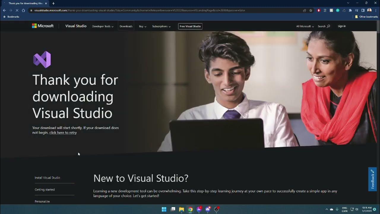 How To Install Visual Studio 2022 Community Edition - YouTube