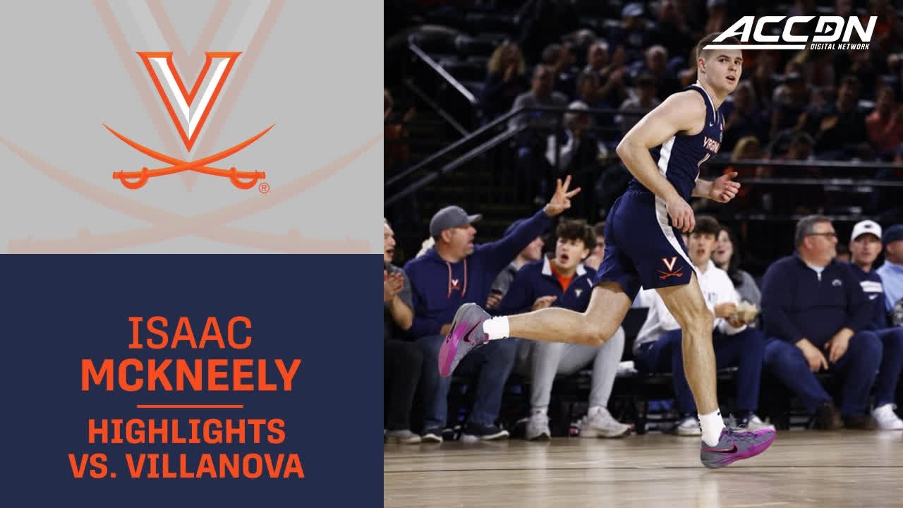 Virginia's Isaac McKneely Is Perfect From Long Range - YouTube