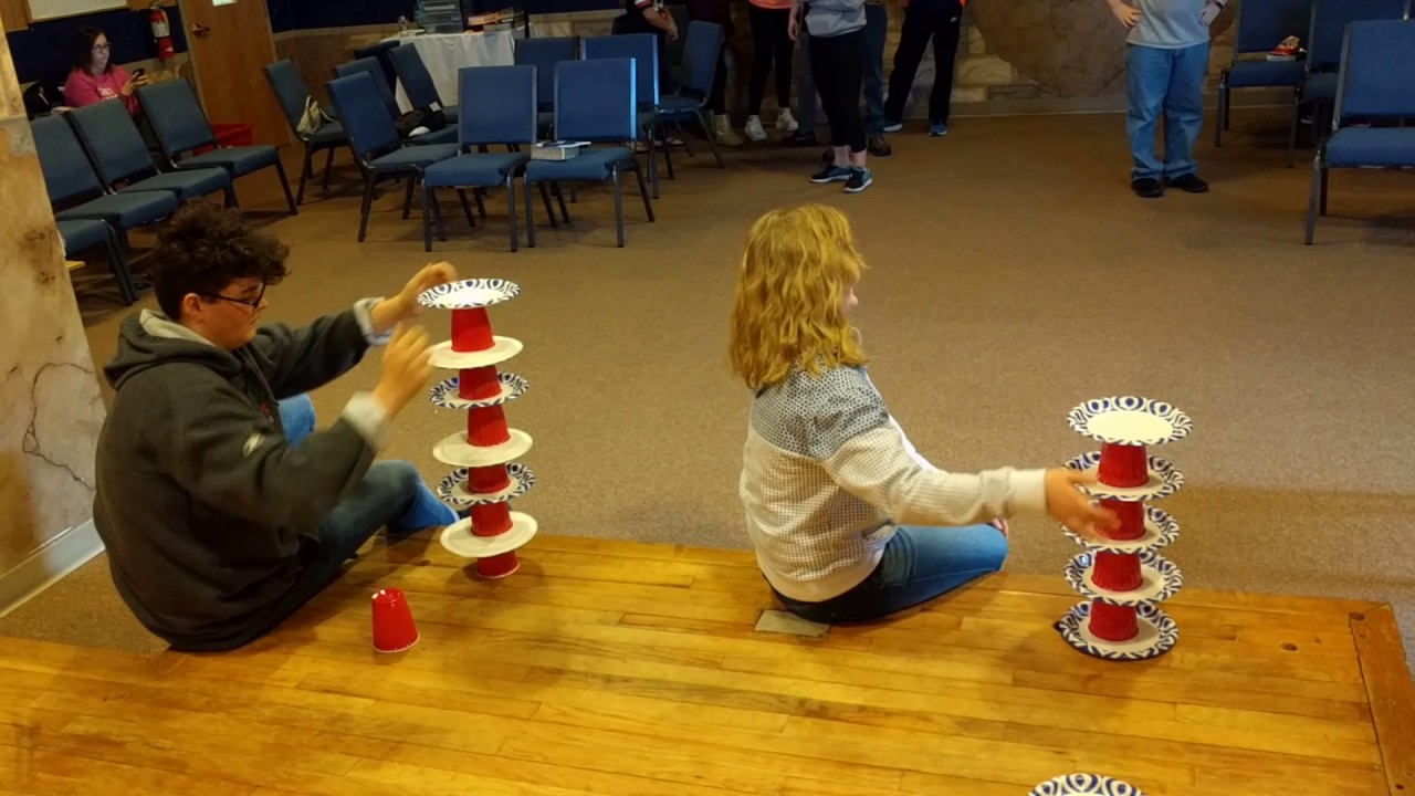 Cup plate game crazy fun! - YouTube