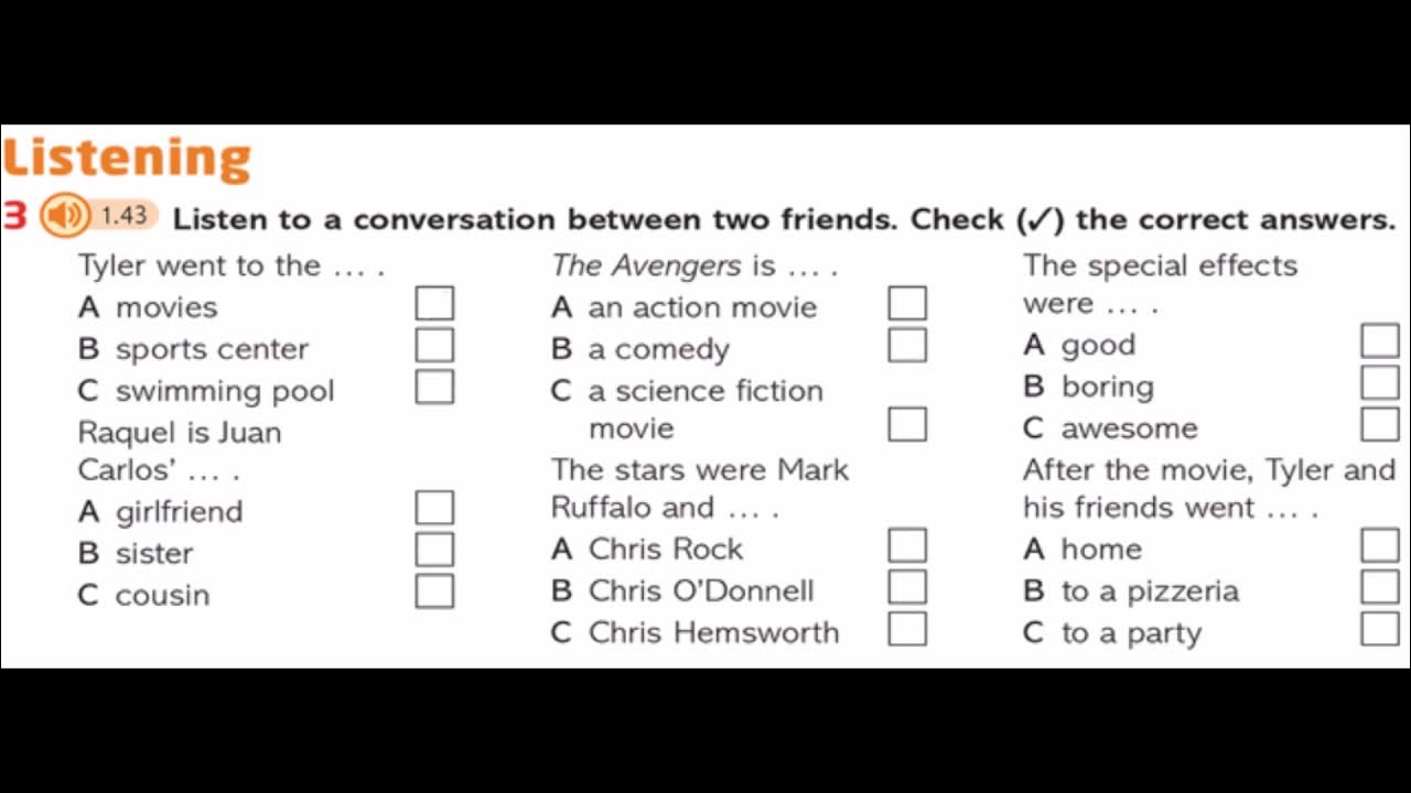 LISTENING ACTIVITY MOVIES & SIMPLE PAST - YouTube