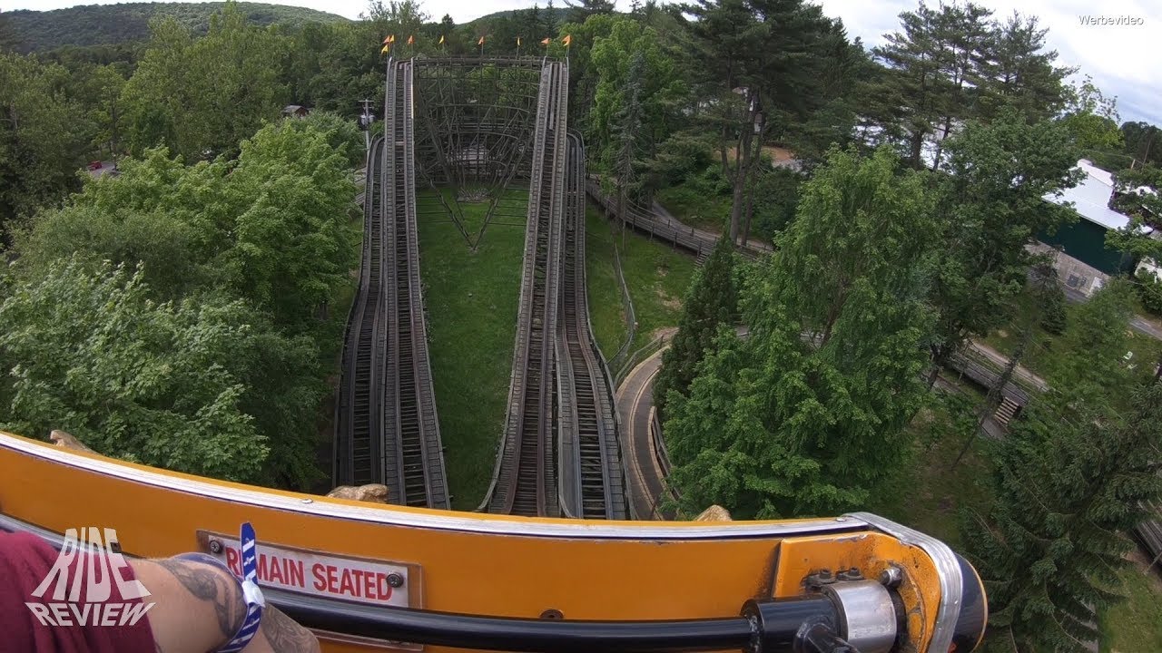 Phoenix - POV - Knoebels Amusement Park & Resort - PTC - Wooden Coaster ...