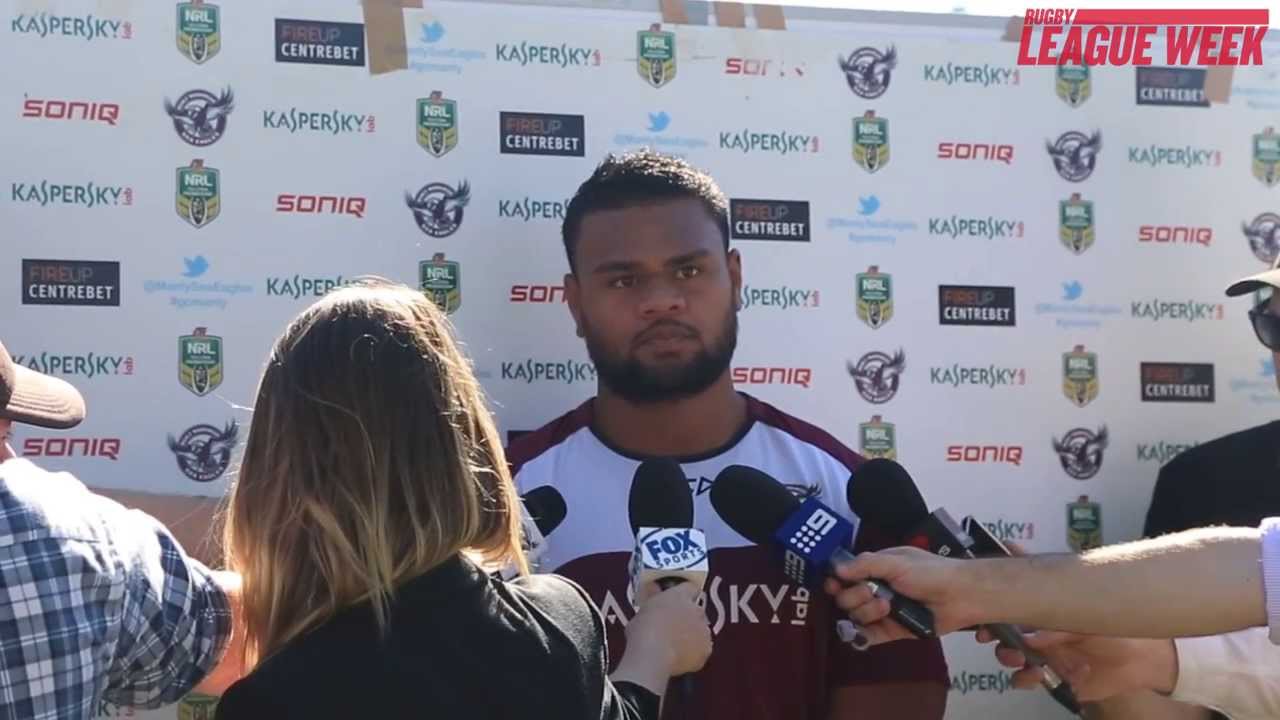 RLW TV: Manly recruit Dunamis Lui on joining the Sea Eagles | Rugby ...