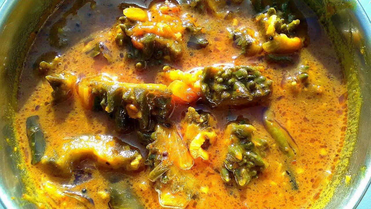 Pavakkai puli kulambu in Tamil/Bitter gourd recipe in Tamil with ...