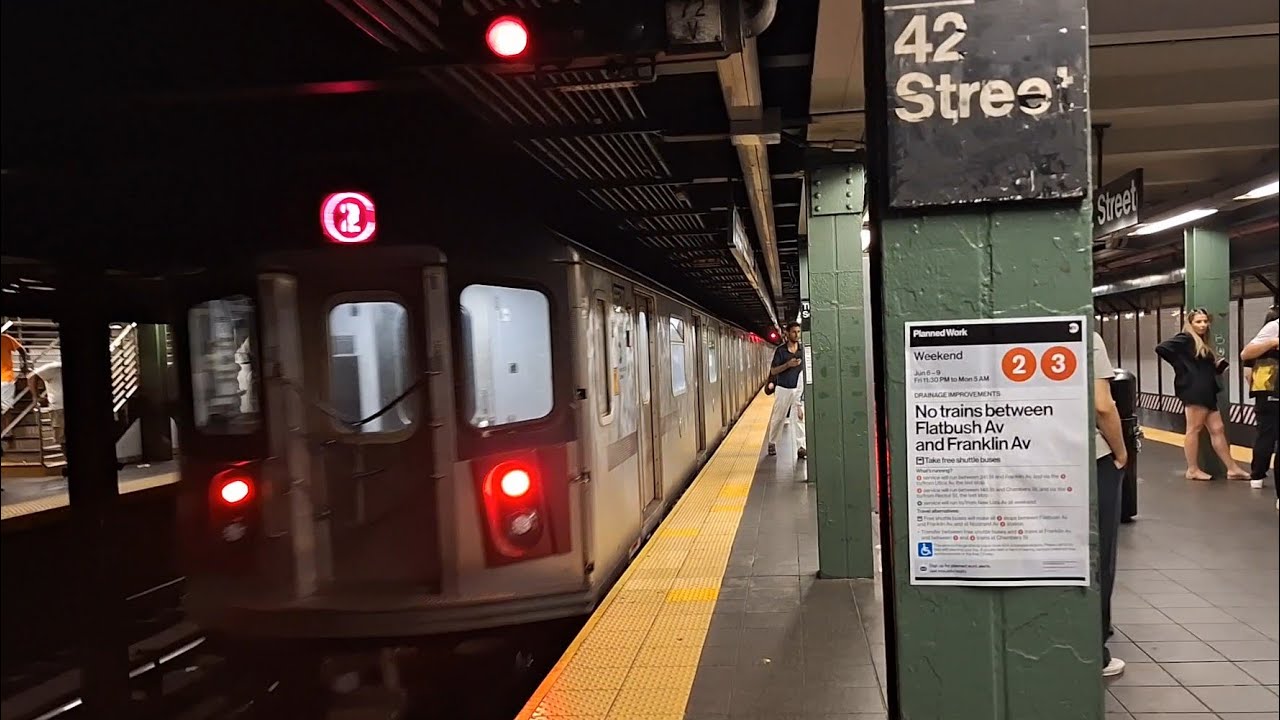 (Bronx Express!) MTA NYC Subway: R142 (2) Express train ride from E 180 ...