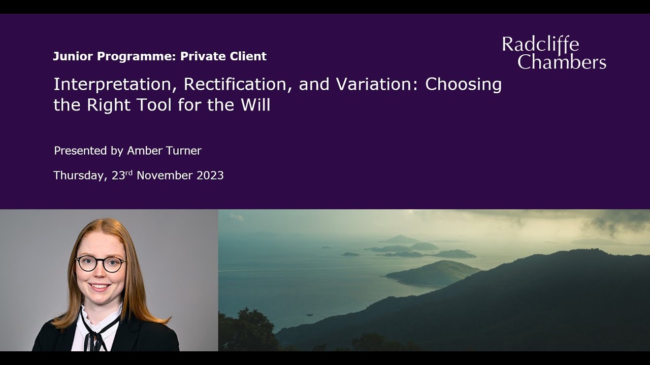 Interpretation, Rectification, and Variation: Choosing the Right Tool ...