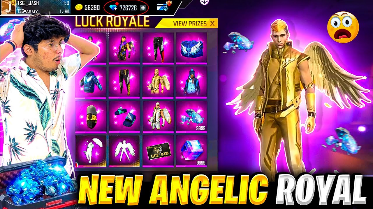 Free Fire I Got All The Colours Of New Angelic Bundle😍In 9 Diamonds ...