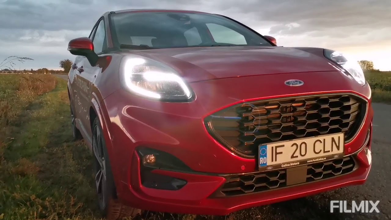 Ford Puma ST Line X 1.0 m-HEV 155 CP M6 LUCID RED it's like a bullet ...