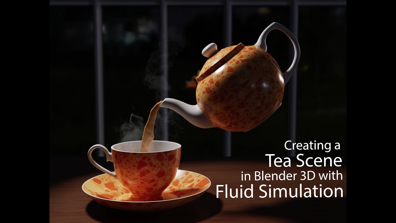 Blender Fluid Simulation - Creating a Tea Scene - YouTube