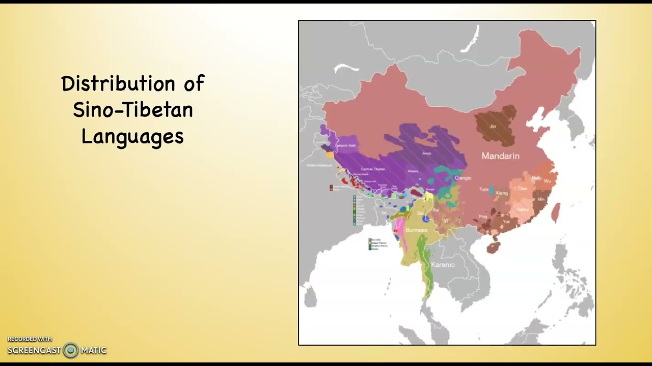 Sino Tibetan Language Map Dated Phylogeny Suggests Early Neolithic