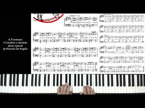 A. Trombone - Il cavallino a dondolo - piano tutorial by Antonio De Angelis