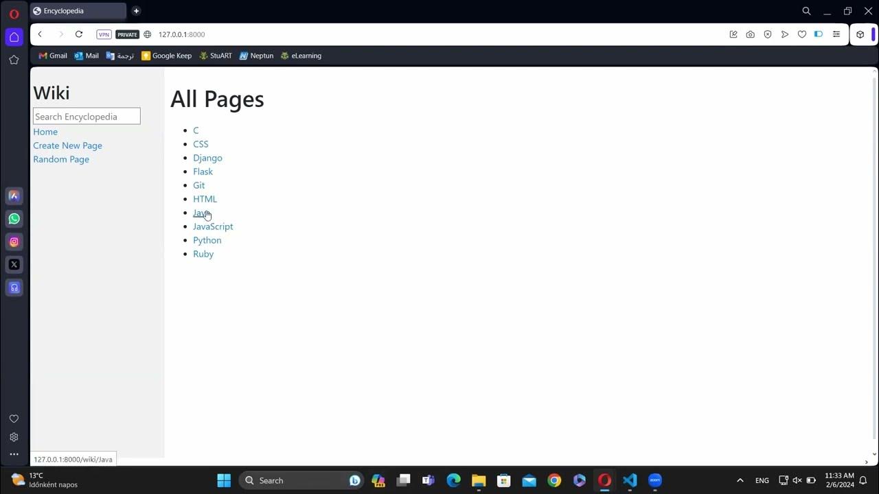 CS50W Project 1 | Wiki - YouTube