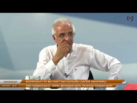 Rominight'ın konuğu Zafer Arapkirli