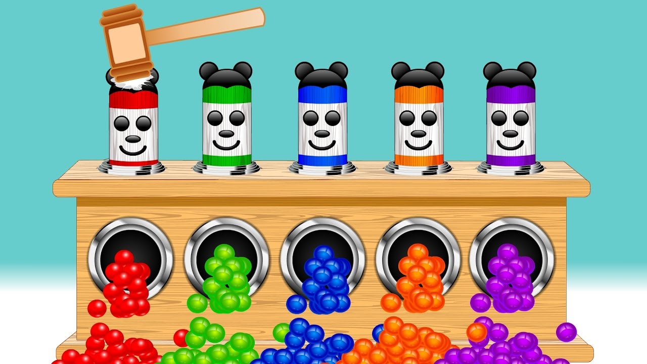 best Learn Colors with Wooden Ball Hammer Educational Toys, Colors ...