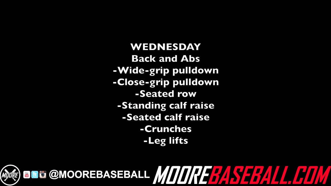 College Baseball Offseason Training Program - YouTube
