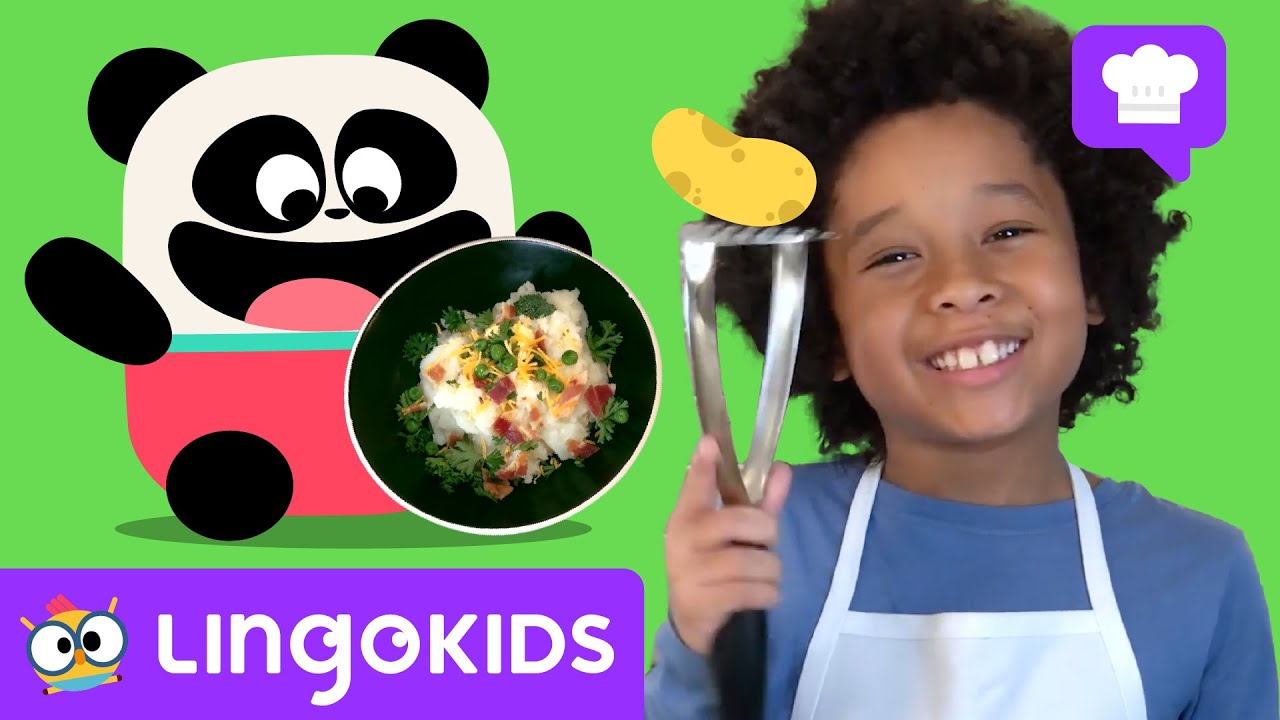 MASHED POTATOES FOR KIDS 🥔| Cook with Kids 🧑‍🍳 | COOKING by Lingokids ...