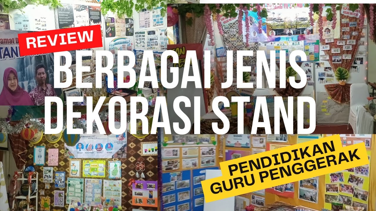 BERBAGAI JENIS DEKORASI STAND PANEN HASIL BELAJAR - YouTube