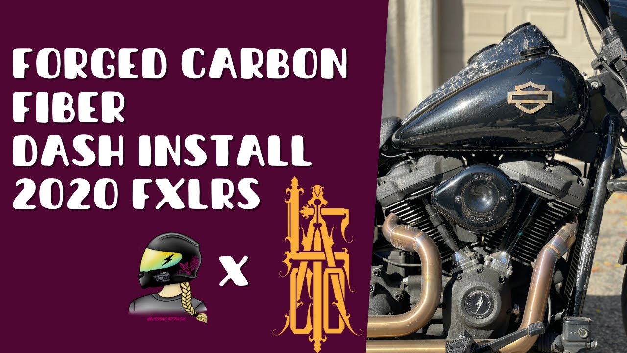 Forged Carbon Fiber Dash Install on 2020 Low Rider S FXLRS | Los ...