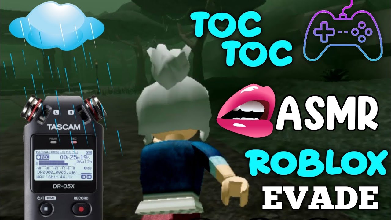 🚨Roblox ASMR EVADE - ASMR Para Você Dormir rápido! Sons de chuva, boca ...