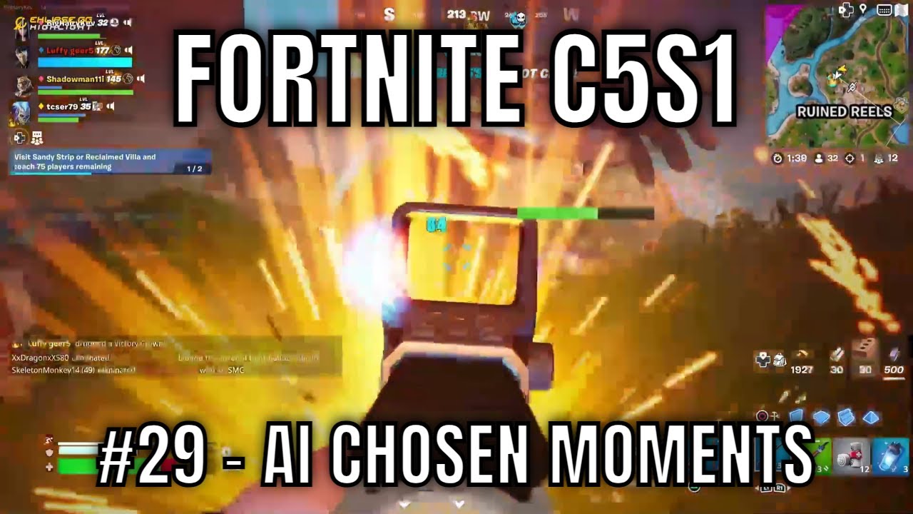 FORTNITE C5S1 #29 - AI CHOSEN MOMENTS - YouTube
