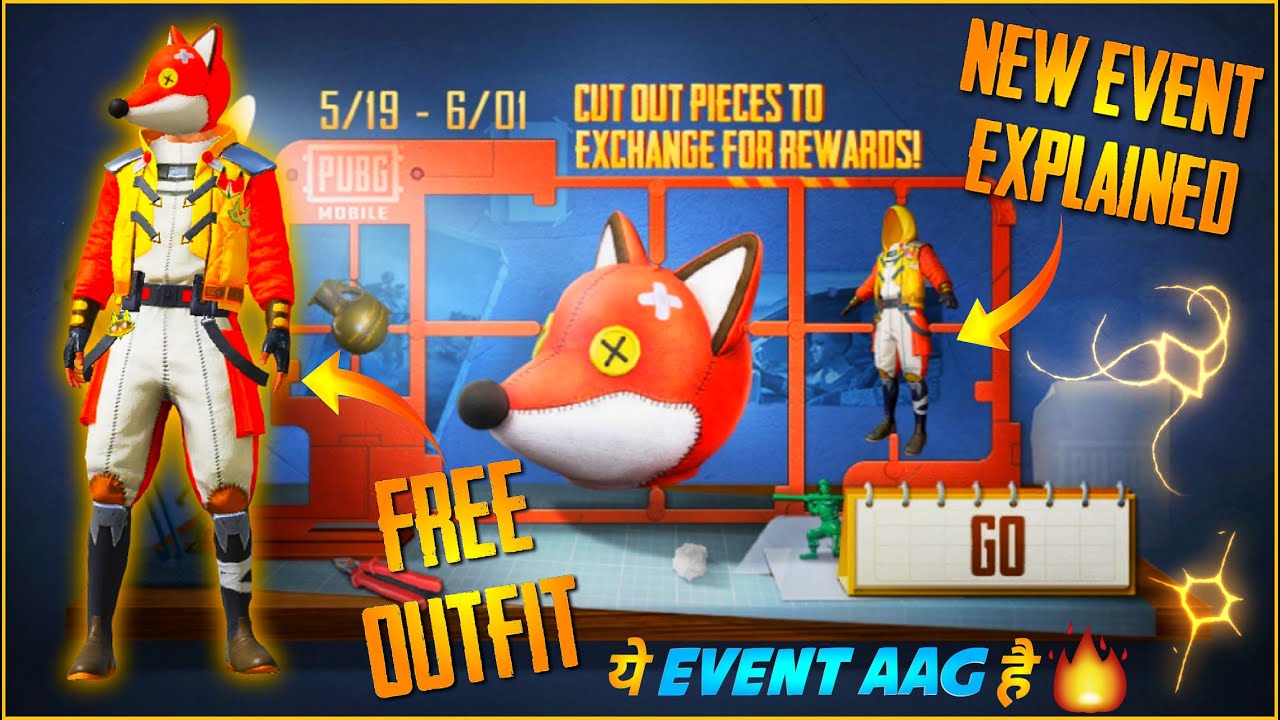 FREE FOXSET OUTFIT IN PUBG MOBILE ° PUBG MOBILE NEW EVENT EXPLAINED IN ...