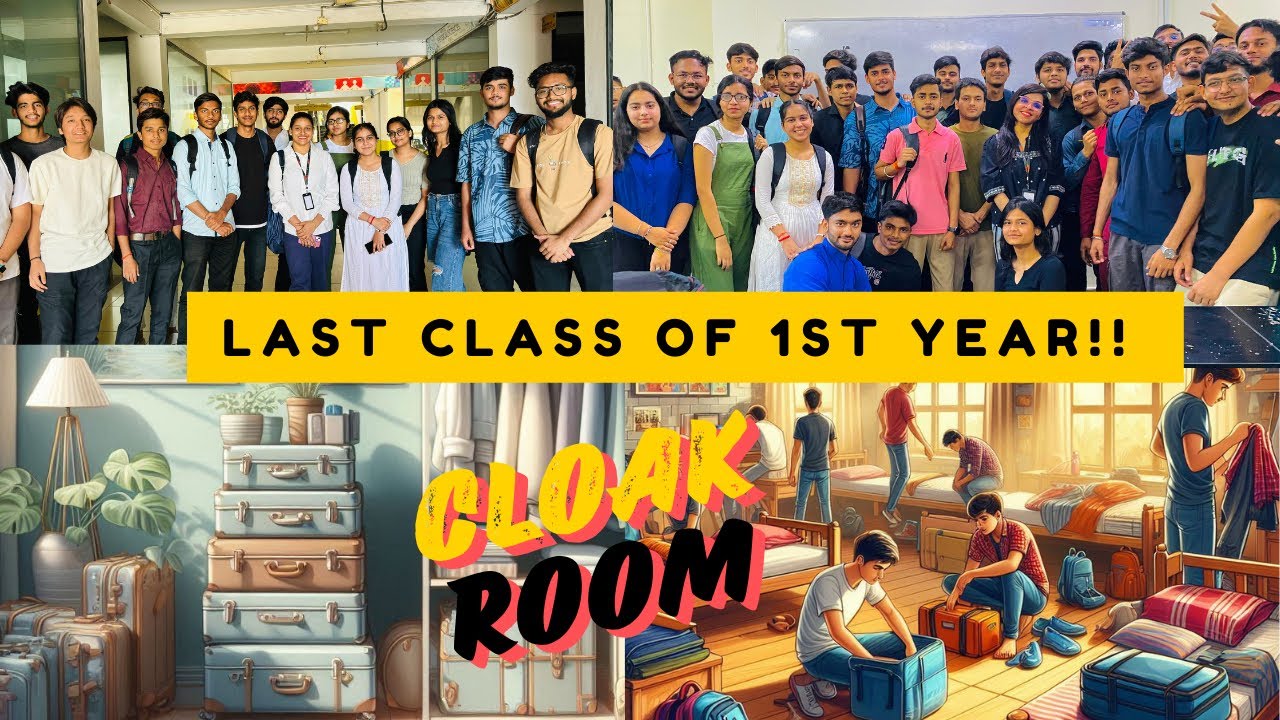 Last Class🥺|| First Year End || Cloak Room🛍️ || LPU - YouTube