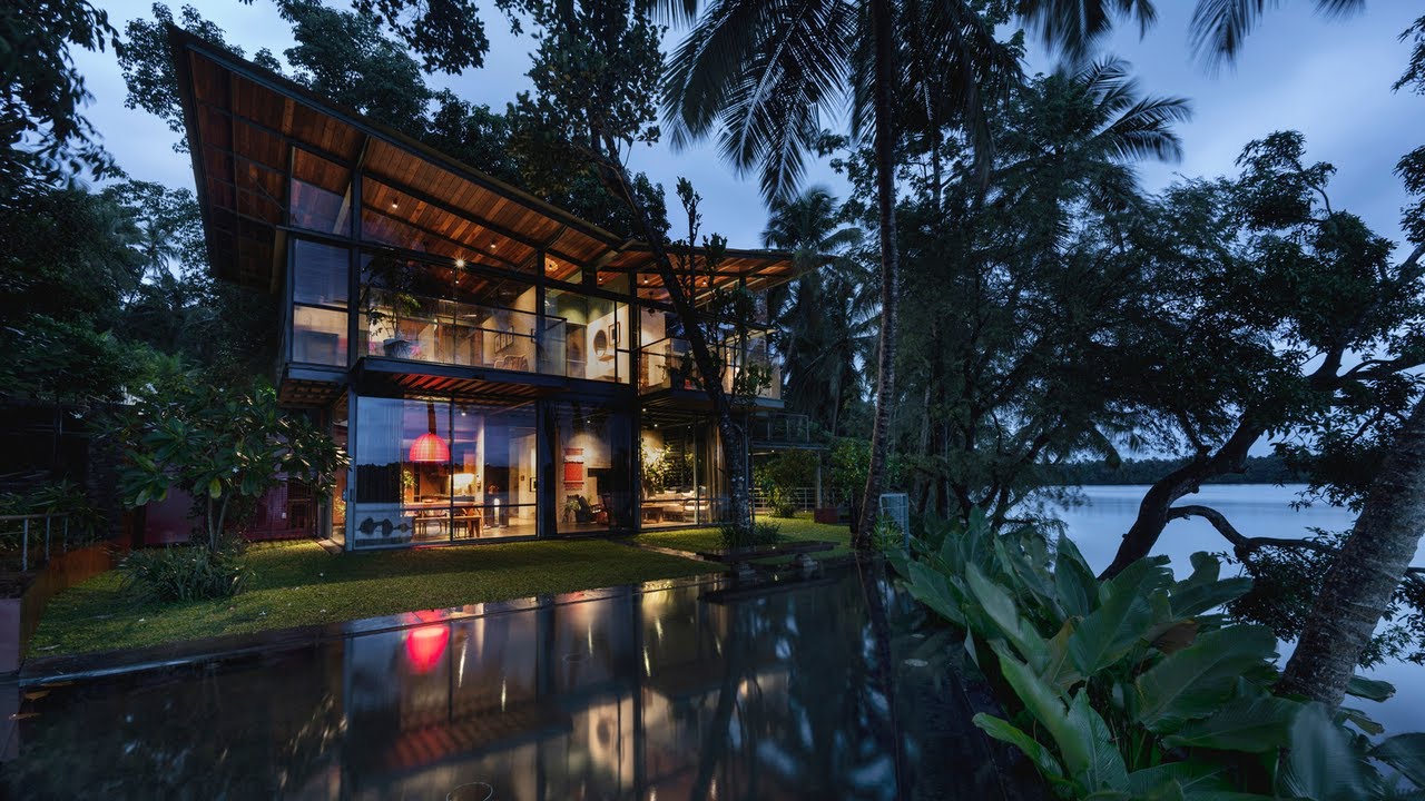 Reflections House: A 2200 ft² Glass Sanctuary along the Chaliyar River, Kozhikode 🌿🏡 - YouTube