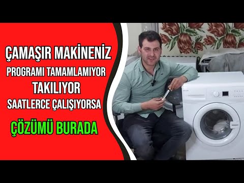 Çamaşır Makinesi Programı Bitirmiyor - Takılıyor Diyorsanız Mutlaka Bunları Deneyin