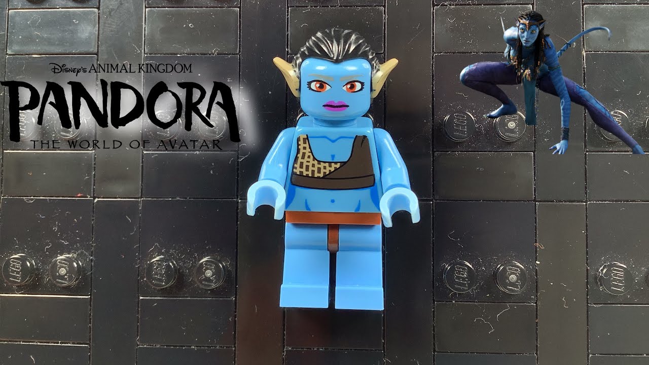 How to build a custom lego avatar 2 minifigure - YouTube