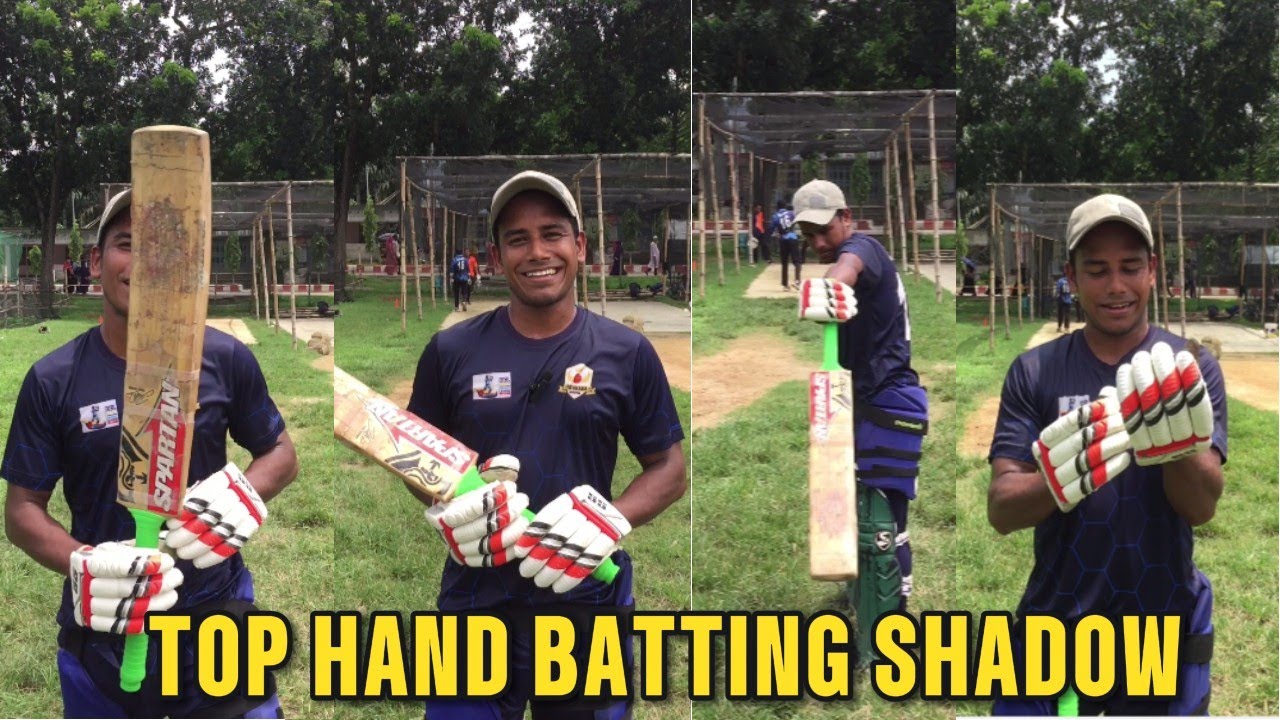 Top Hand Batting Drills | Top Hand Batting Shadow - YouTube