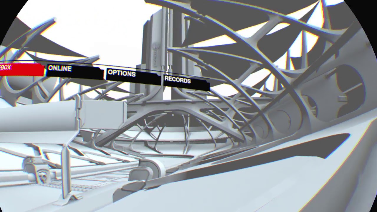 Wipeout omega collection. Main menu in VR - YouTube