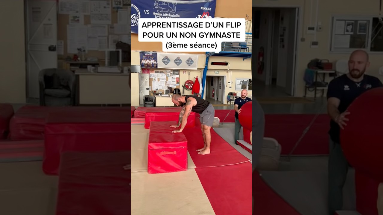 Apprentissage d’un flip arrière pour un « non gymnaste » - 3ème séance ...