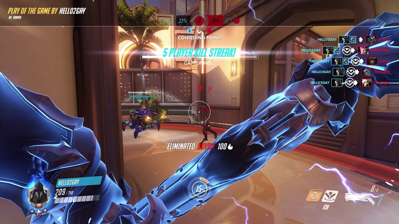 reaper team kill (overwatch highlights) - YouTube