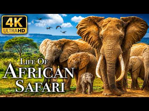 African Wildlife in 4K UHD 🦁 | Amazing Safari Animals of Africa | Relaxing Nature Documentary