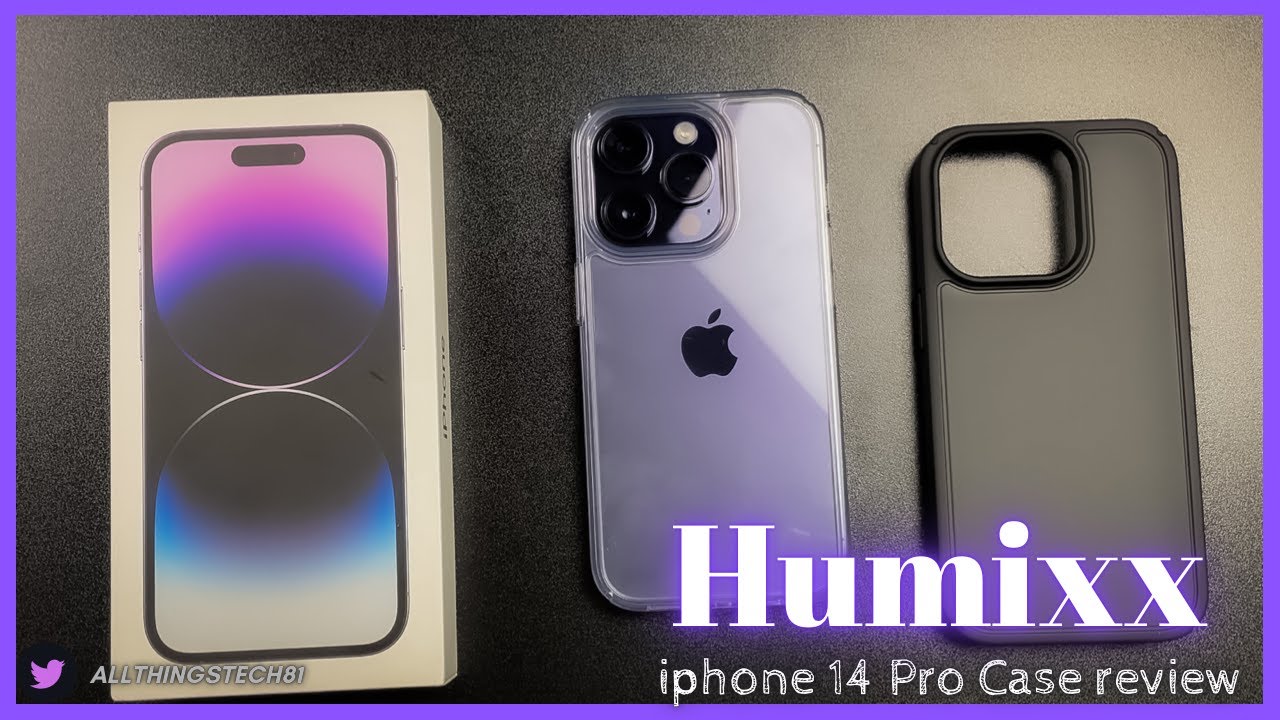 iPhone 14 Pro - FEAIGIT (Humixx) Clear and Black Case REVIEW - YouTube
