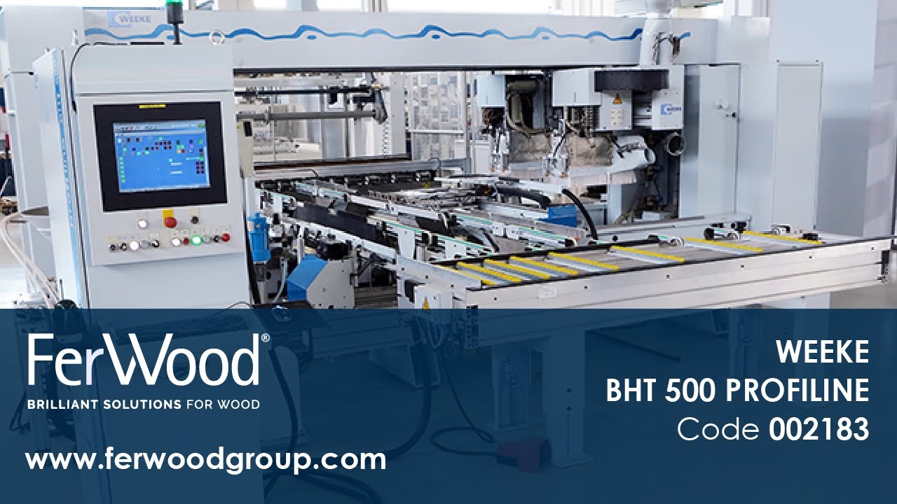 Foratrice flessibile rigenerata - WEEKE BHT 500 PROFILINE - Ferwoodgroup - 002183 - YouTube