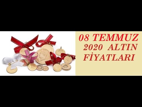 08,07,2020 Altın Fiyatları Dolar Kuru Euro Ne Kadar Sterlin Kaç Lira Altın Fiyatları Düşecek mi