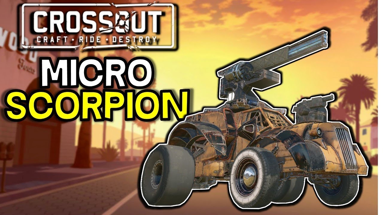 Crossout -- Micro Scorpion Hot Rod Build - YouTube