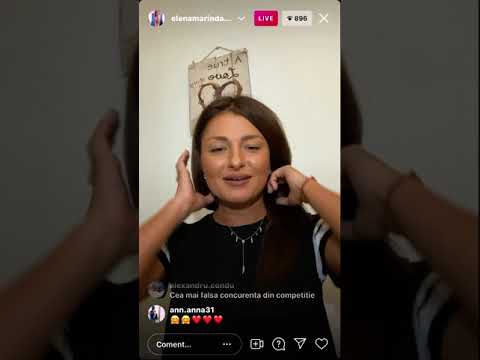 Declarații șocante, de la Elena Marin! Urmăriți Live-ul
