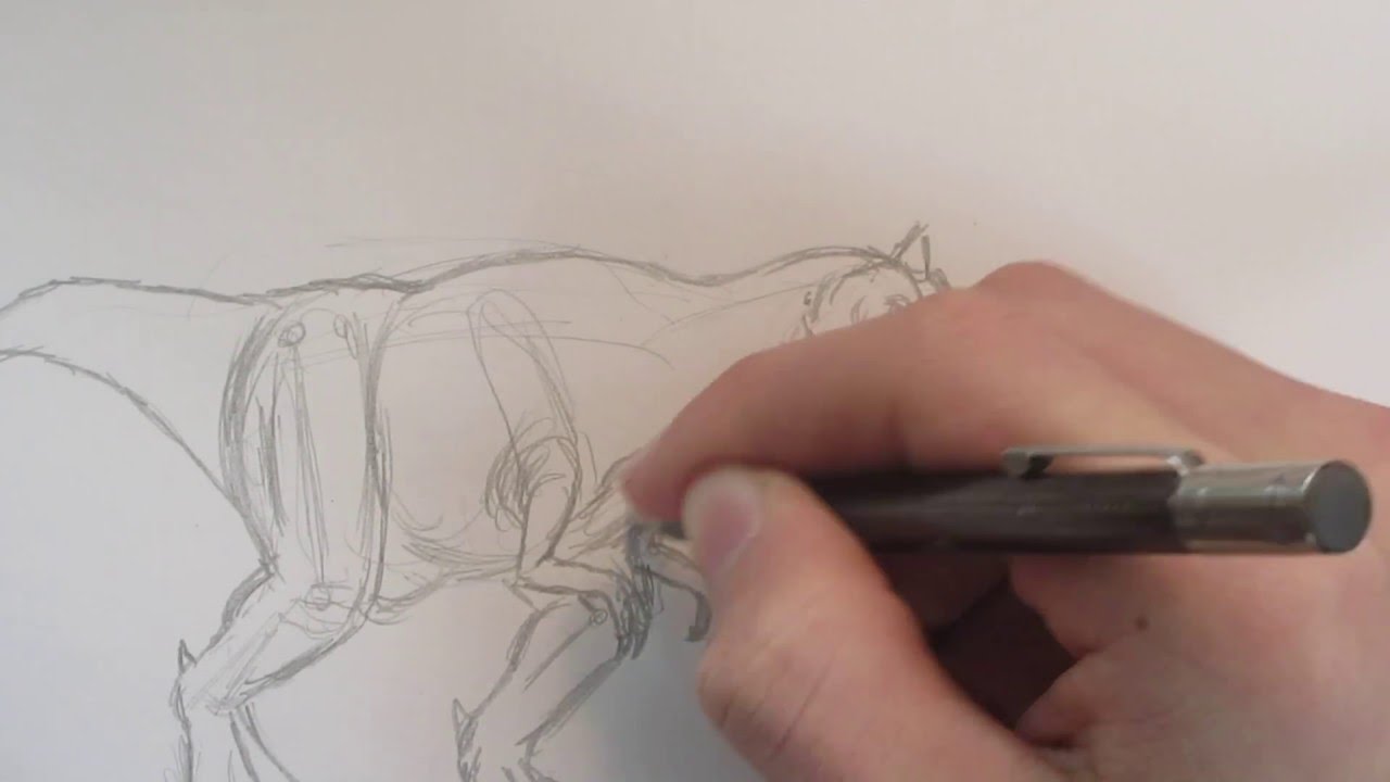 Jurassic World: How to draw Majungasaurus, part 1 - YouTube